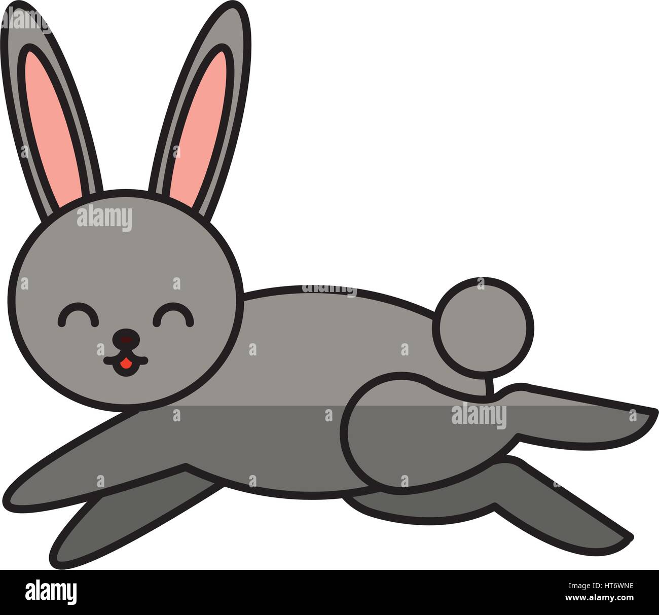 cute rabbit character icon Stock Vector Image & Art - Alamy
