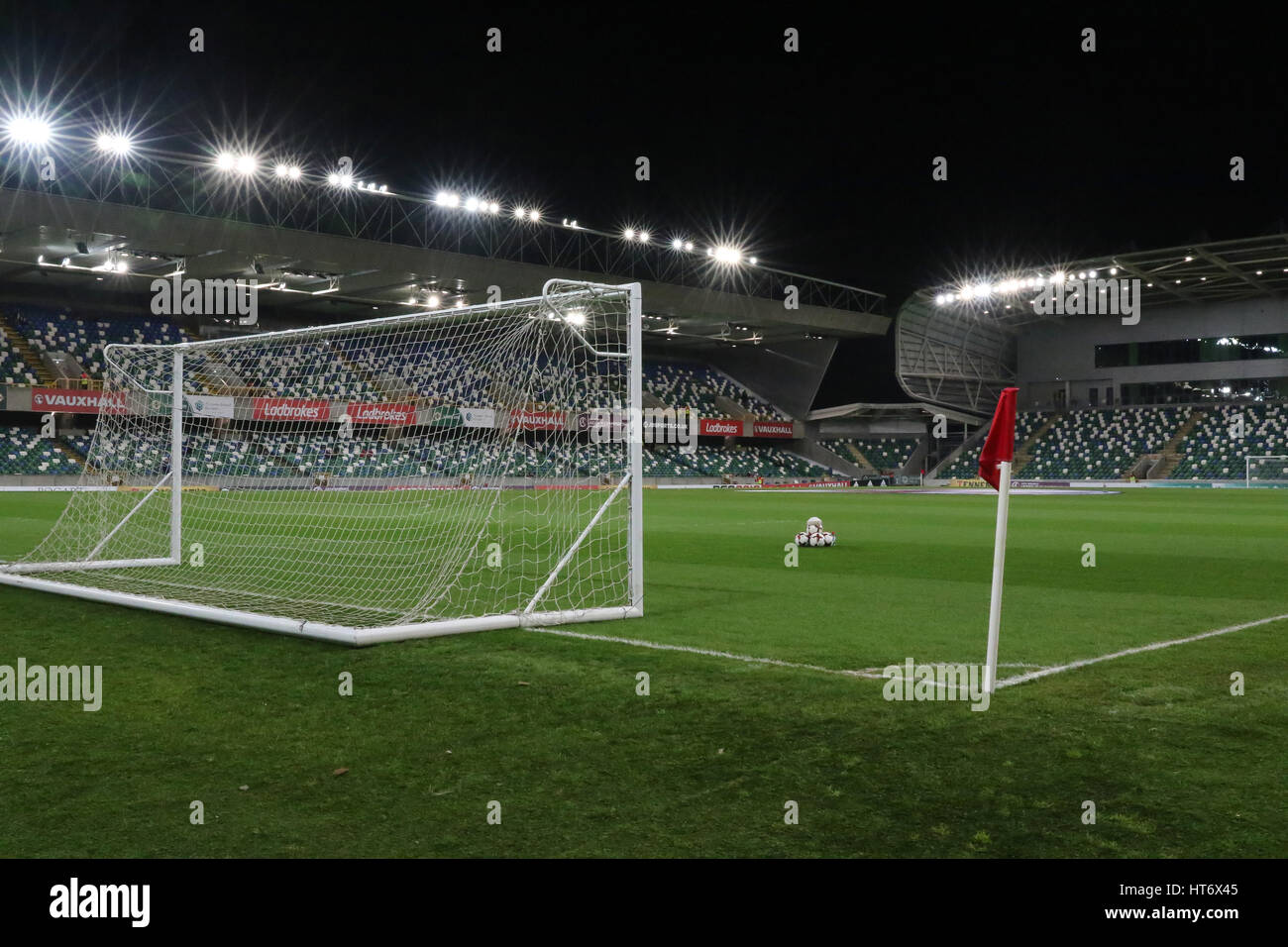 National Football Stadium at Windsor Park, Belfast. 15th November 2016 ...