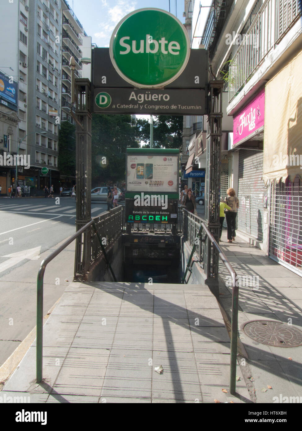 Buenos Aires State/Argentina 19/12/2010.Subte Station, Subway or Metro ...