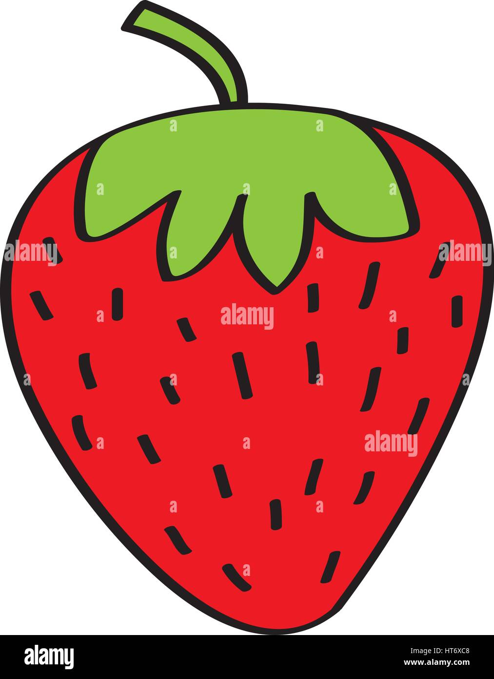 Strawberry Fruit Drawing