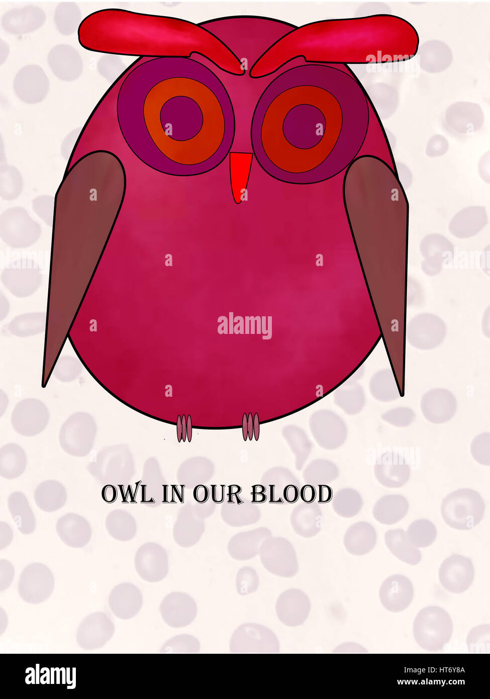 OWL IN OUR BLOOD All parts of this illustration are inspired from ...