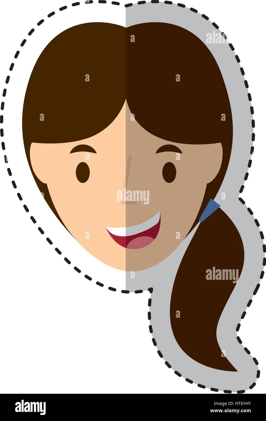 cute woman avatar character Stock Vector Image & Art - Alamy