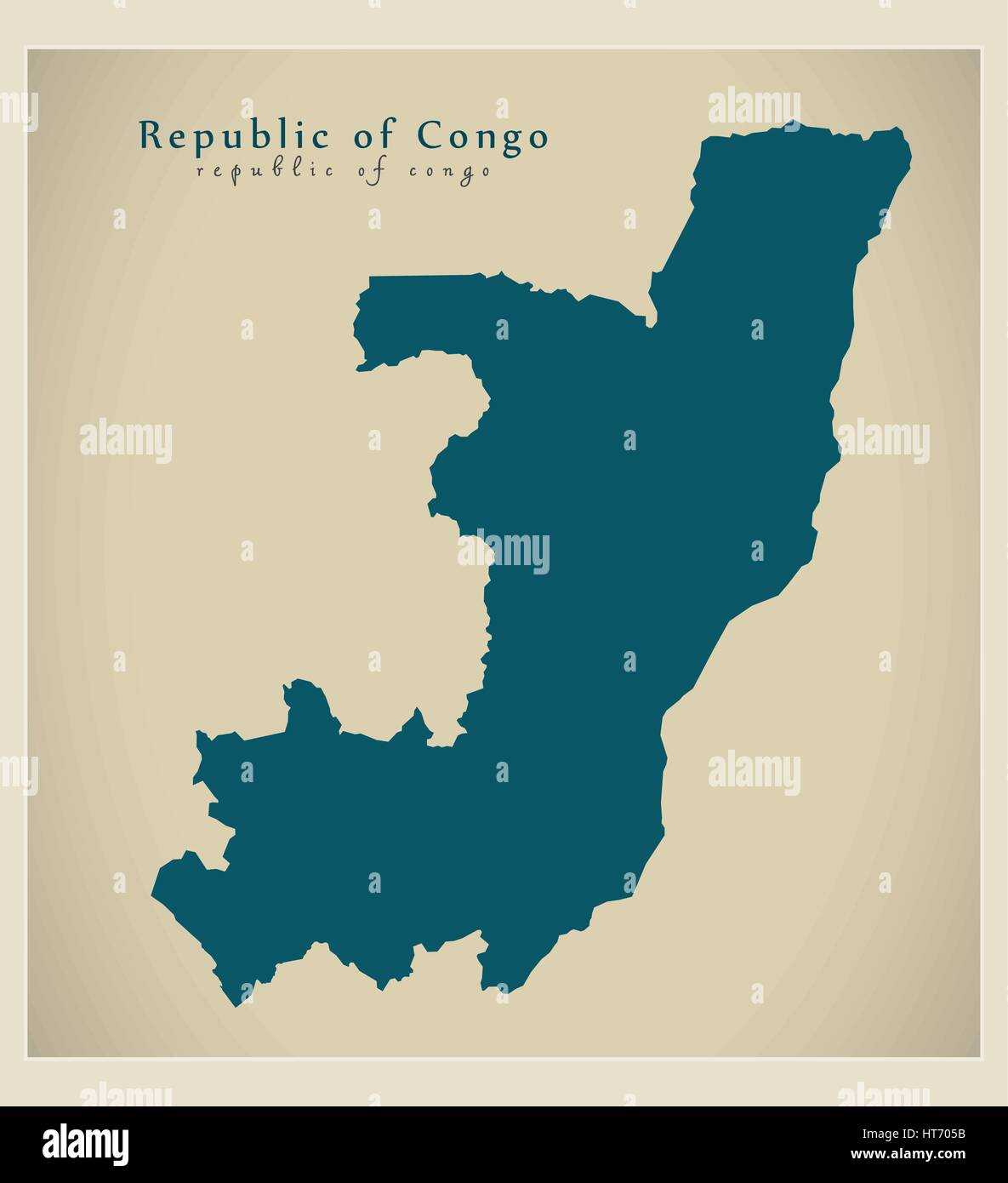 Map republic congo cg illustration Stock Vector Images - Alamy