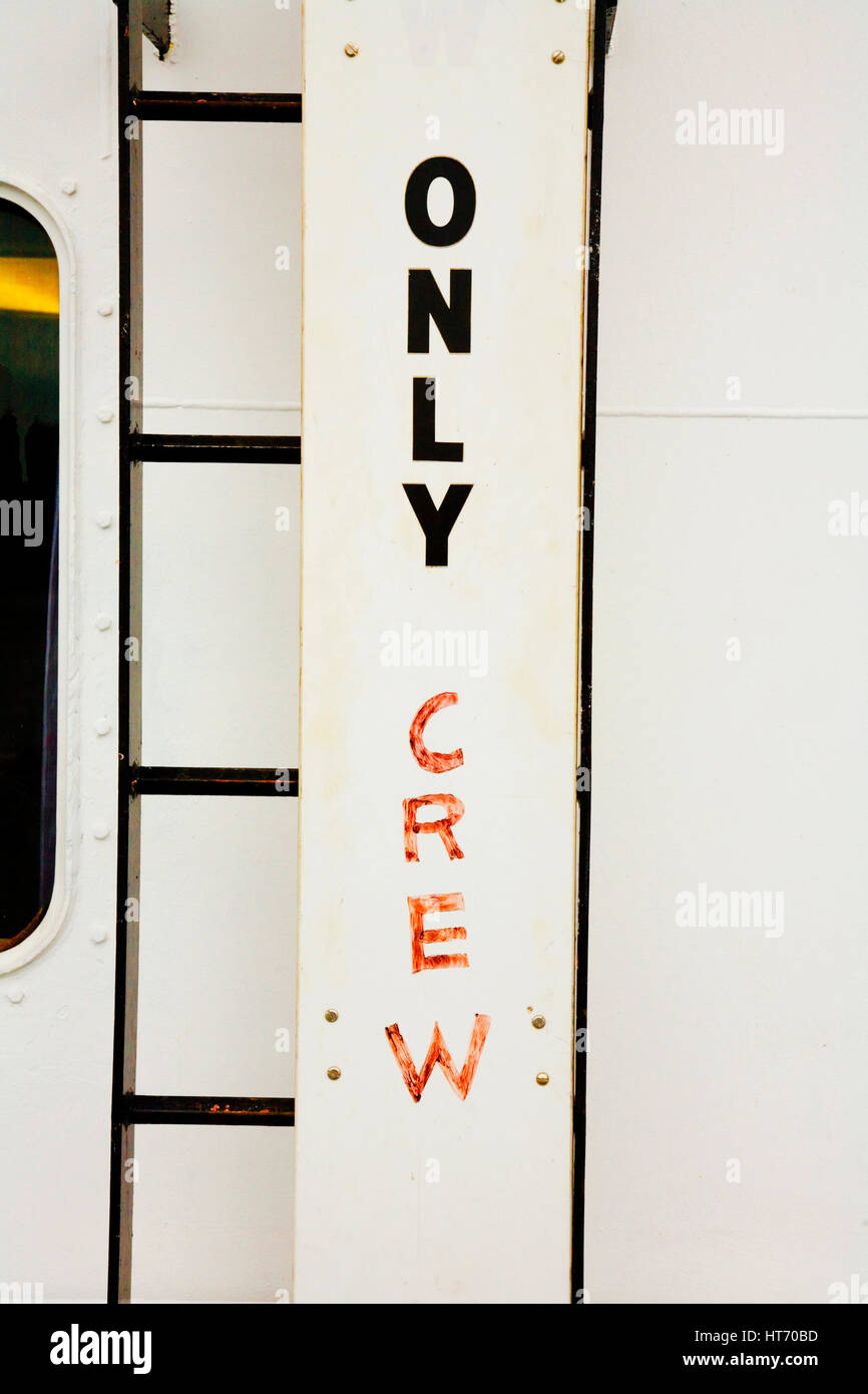 Ferry crew only hi-res stock photography and images - Alamy