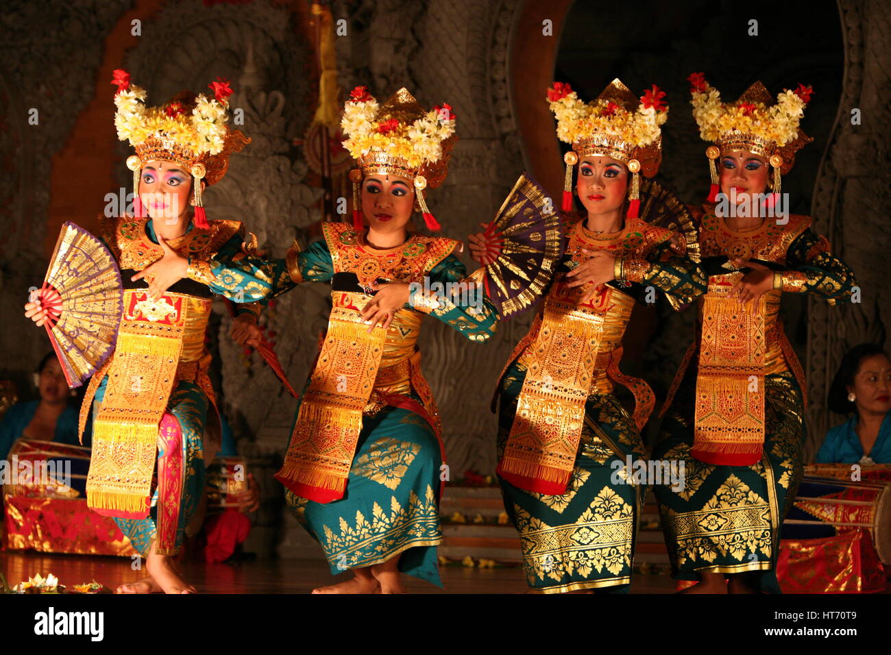 traditional Bali Dance in the town of Ubud of the island Bali in ...