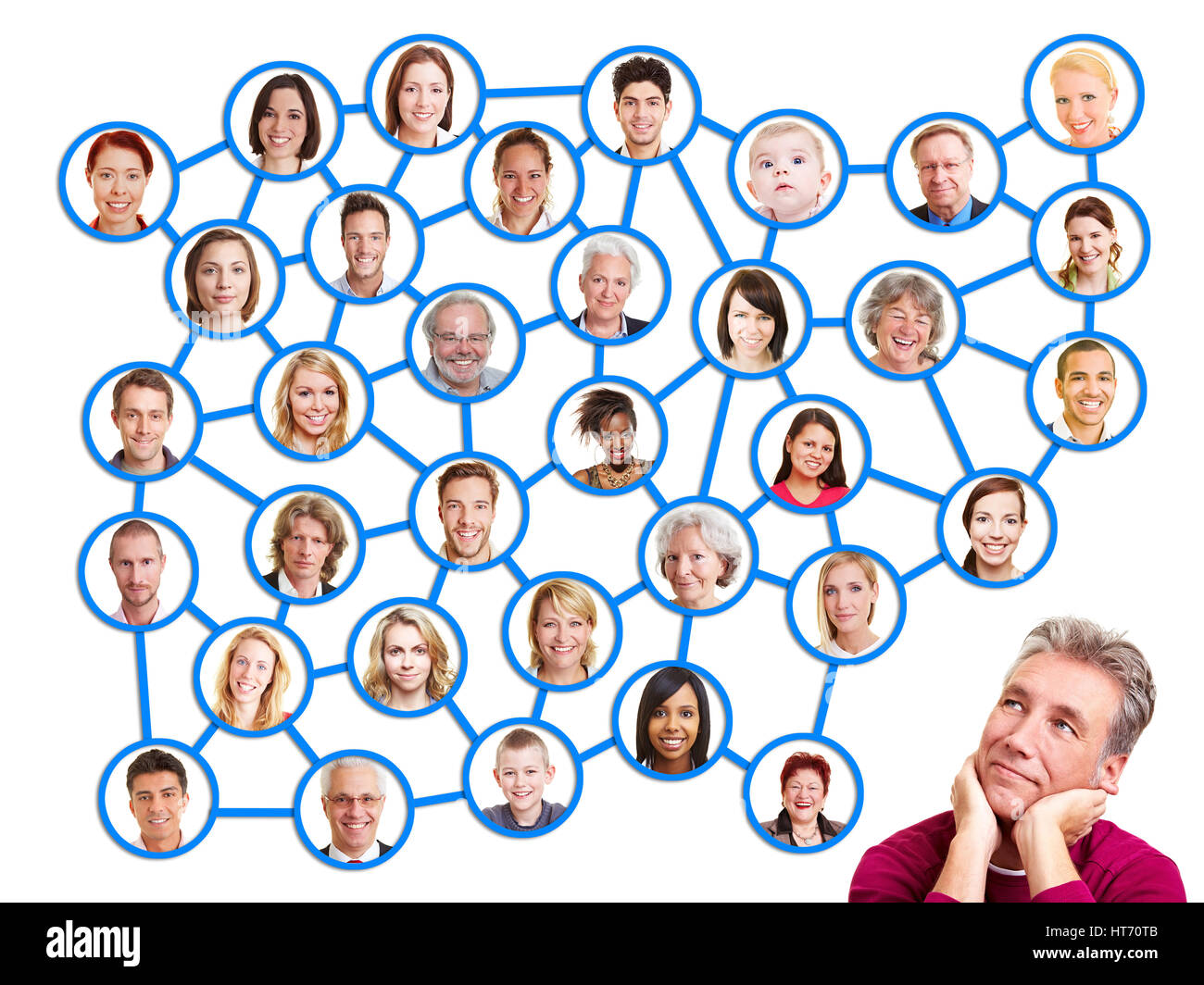 Social connections hi-res stock photography and images - Alamy