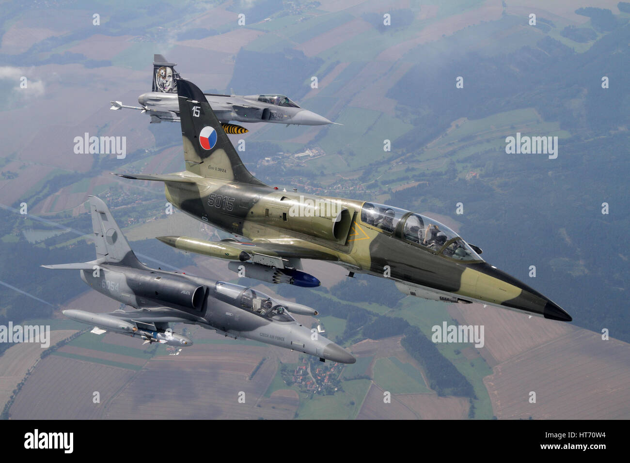 Fighter planes, L - 159 ALCA, JAS - 39 GRIPEN, L - 39 ALBATROS Stock ...