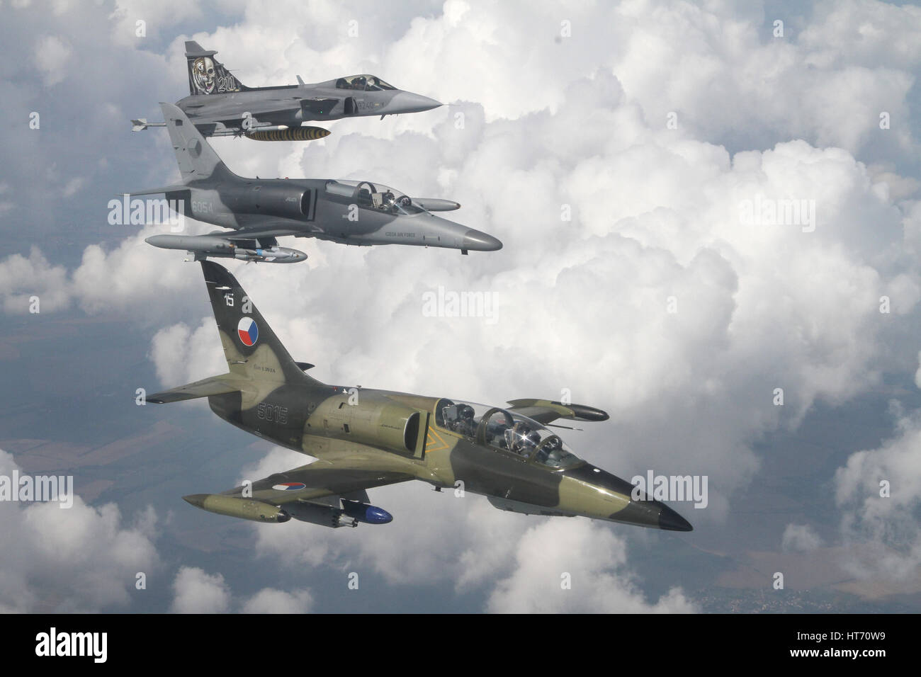 Fighter planes, L - 159 ALCA, JAS - 39 GRIPEN, L - 39 ALBATROS Stock ...