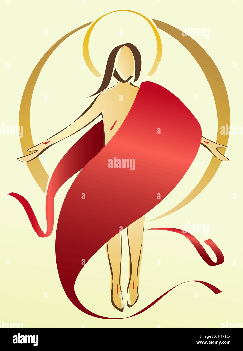 Resurrected Jesus Christ Stock Vector Image & Art - Alamy