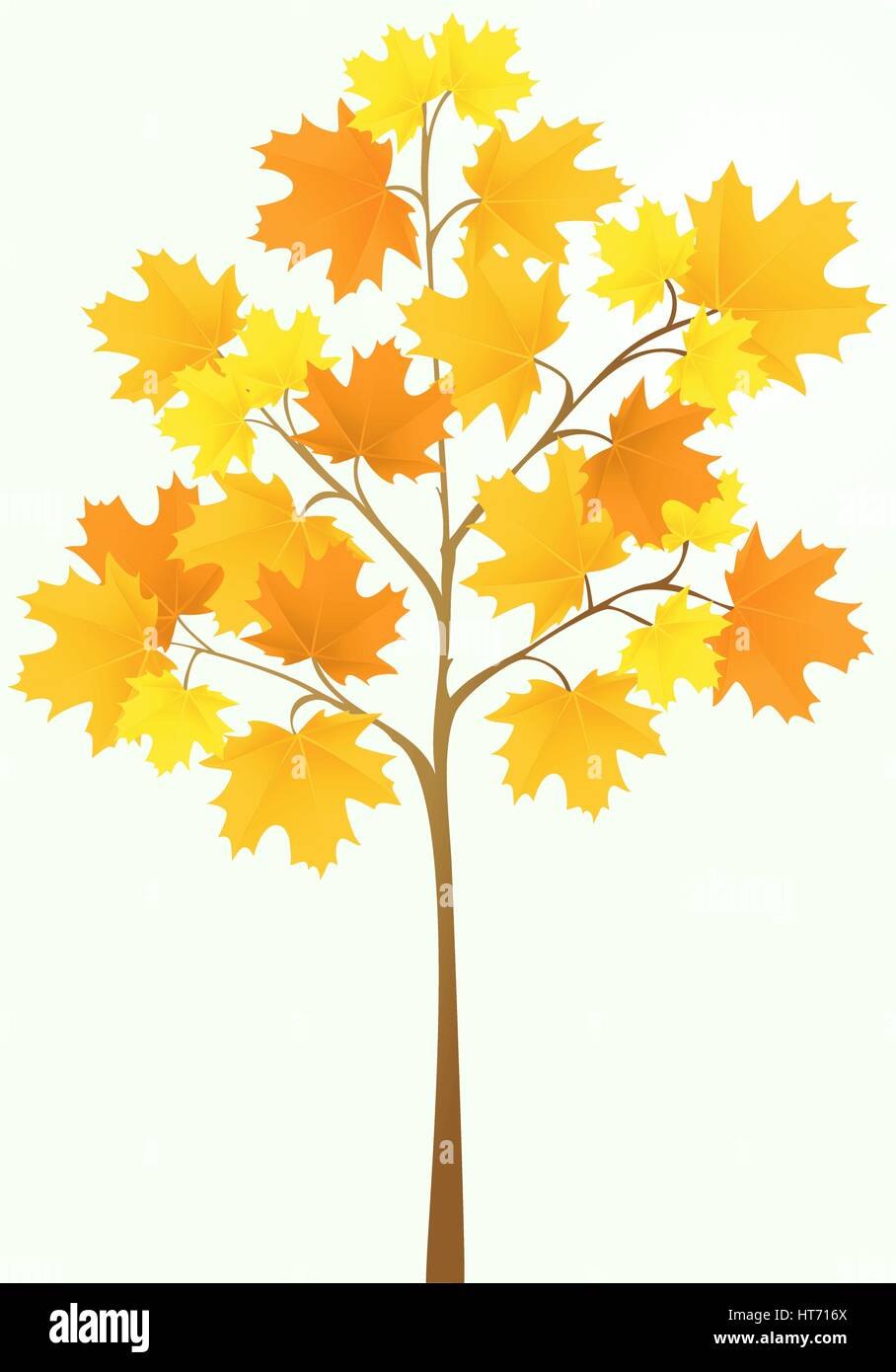 Illustration of simple vector tree Stock Vector Image & Art - Alamy