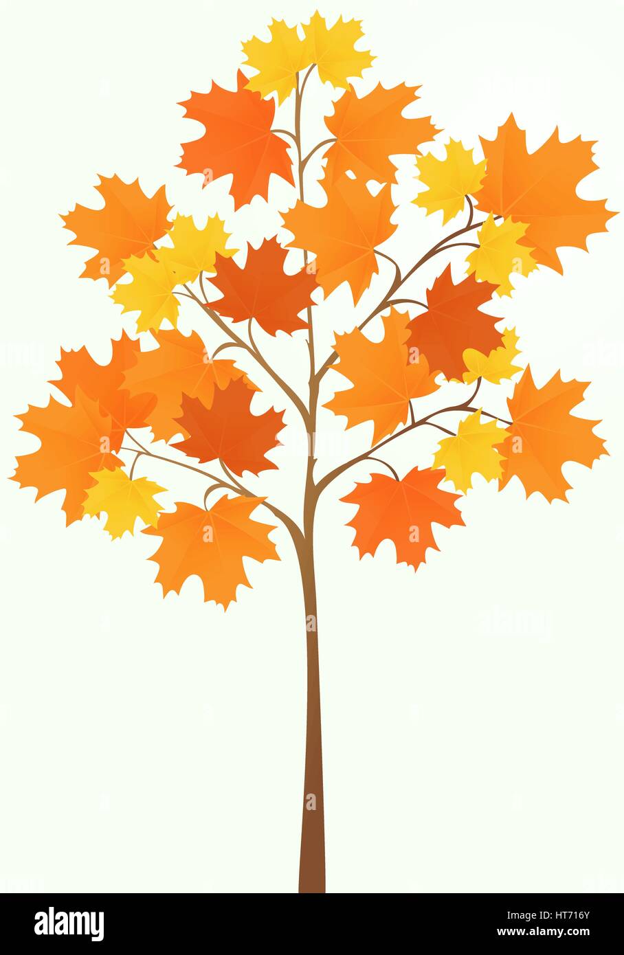Illustration of simple vector tree Stock Vector Image & Art - Alamy