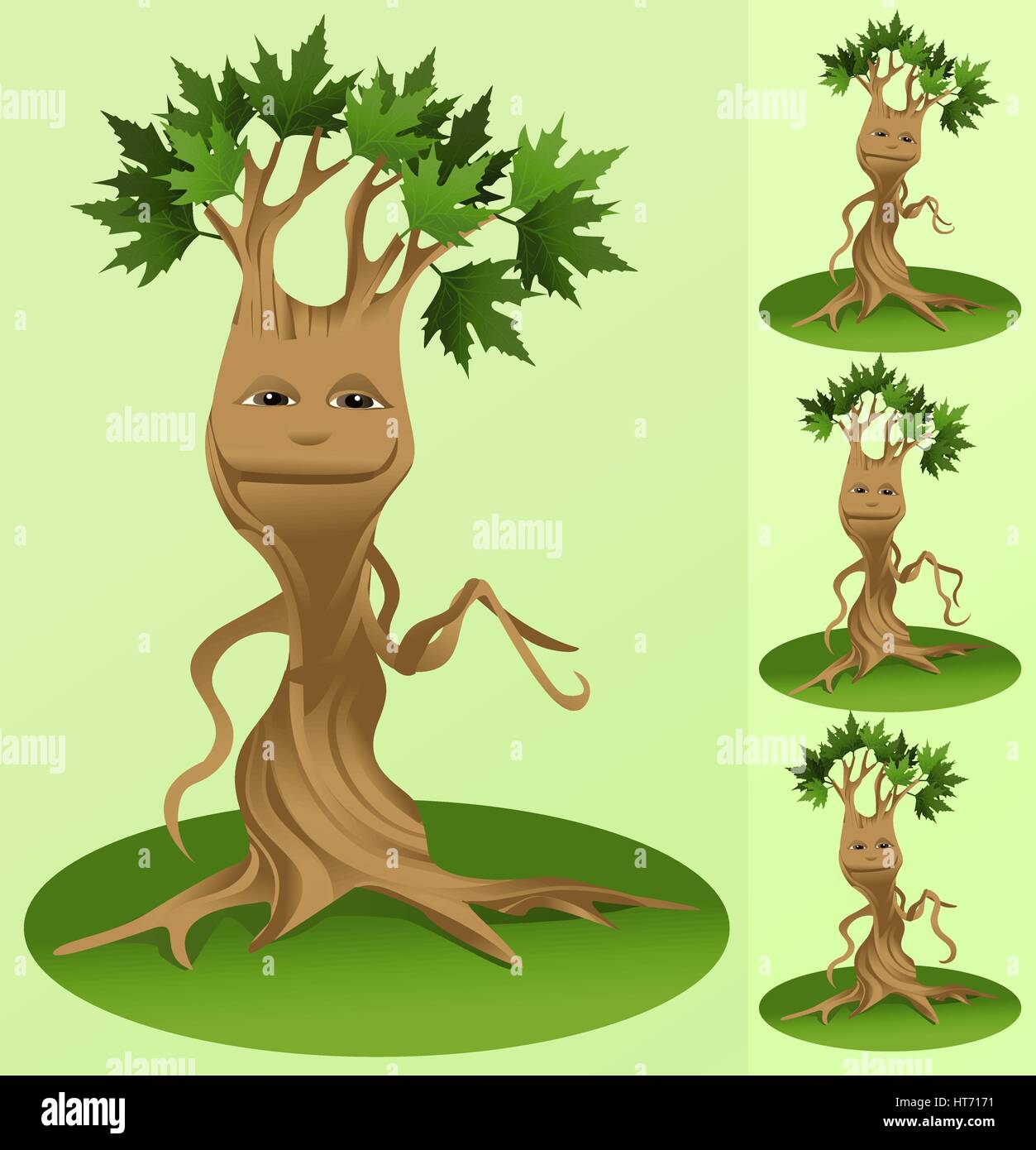 Vector tree mascot Stock Vector Image & Art - Alamy