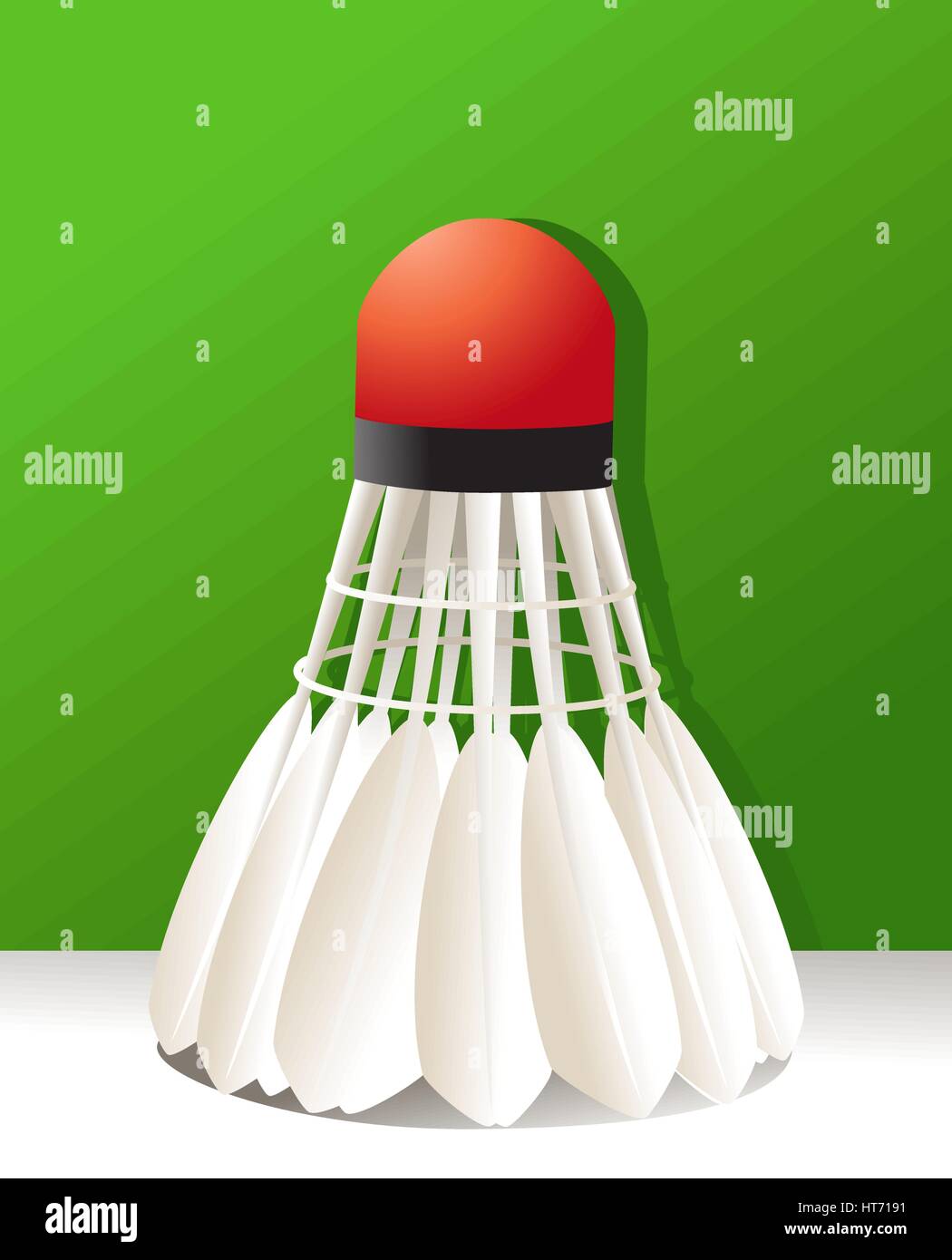 Badminton shuttle Stock Vector Images - Alamy
