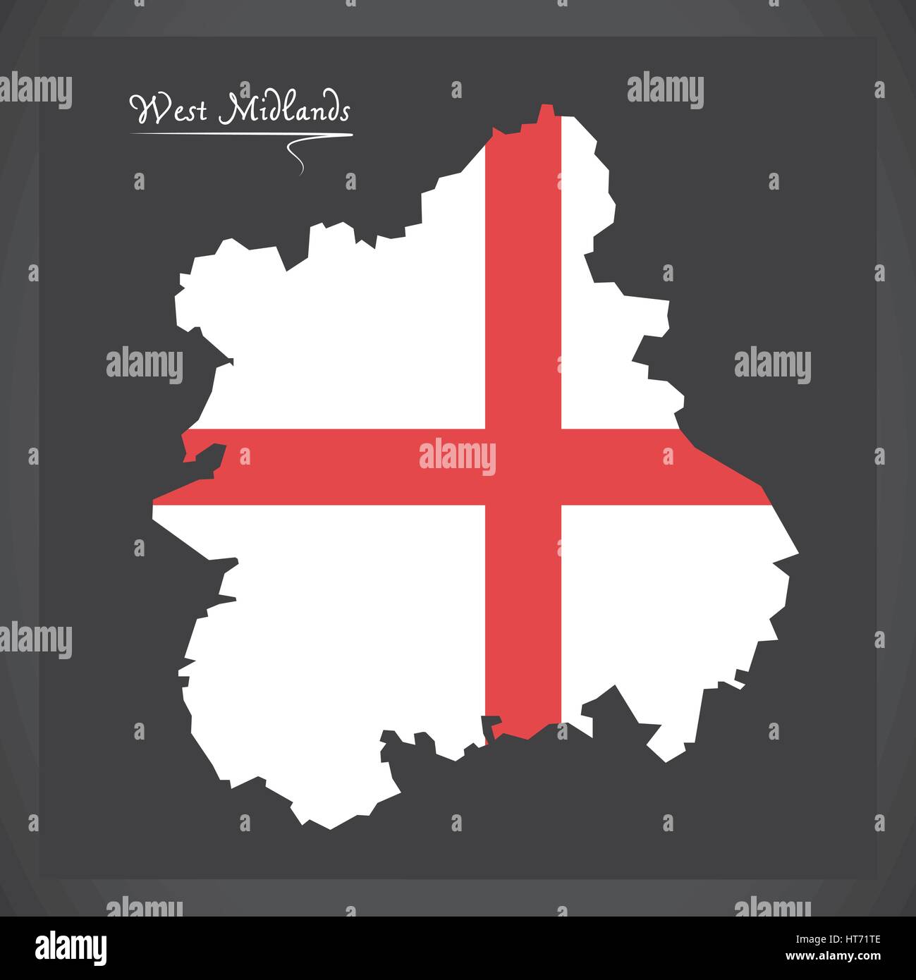 West midlands flag Stock Vector Images - Alamy