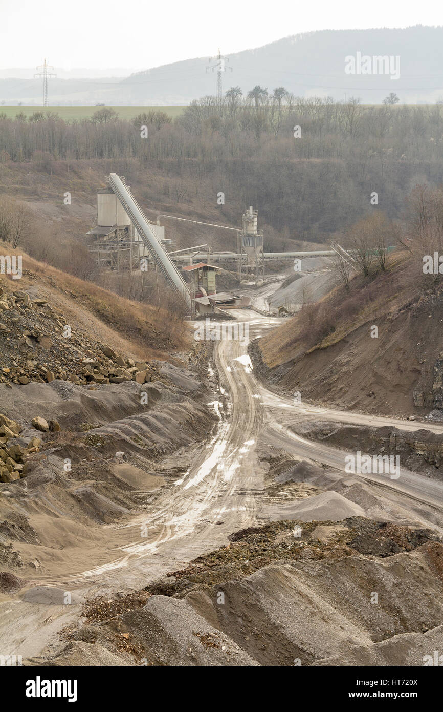 stone pit scenery in Southern Germany Stock Photo - Alamy