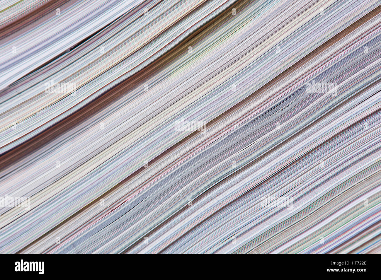 Abstract newspaper background made from a stock of magazines Stock ...