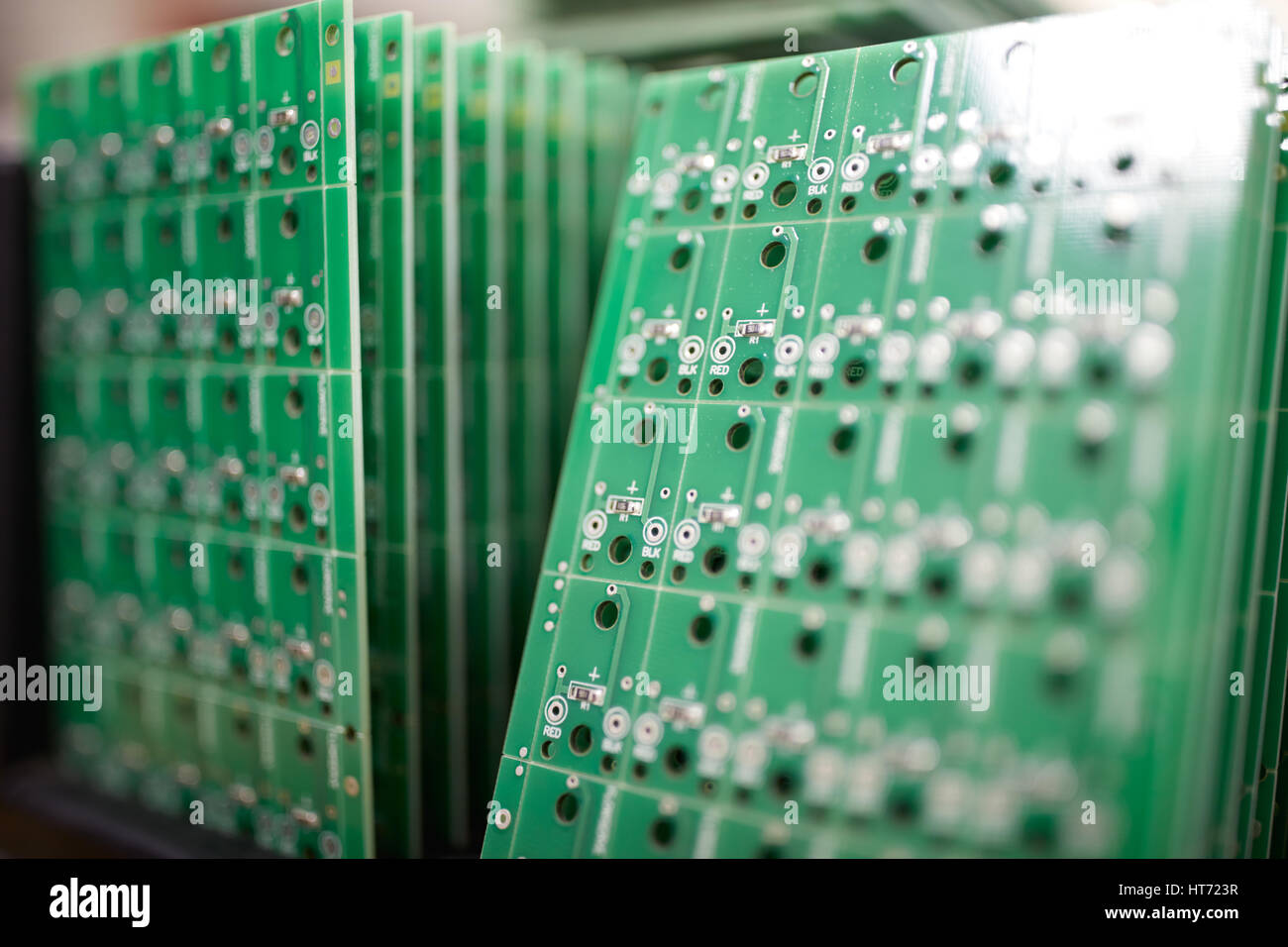 A lot of circuit boards in server Stock Photo - Alamy