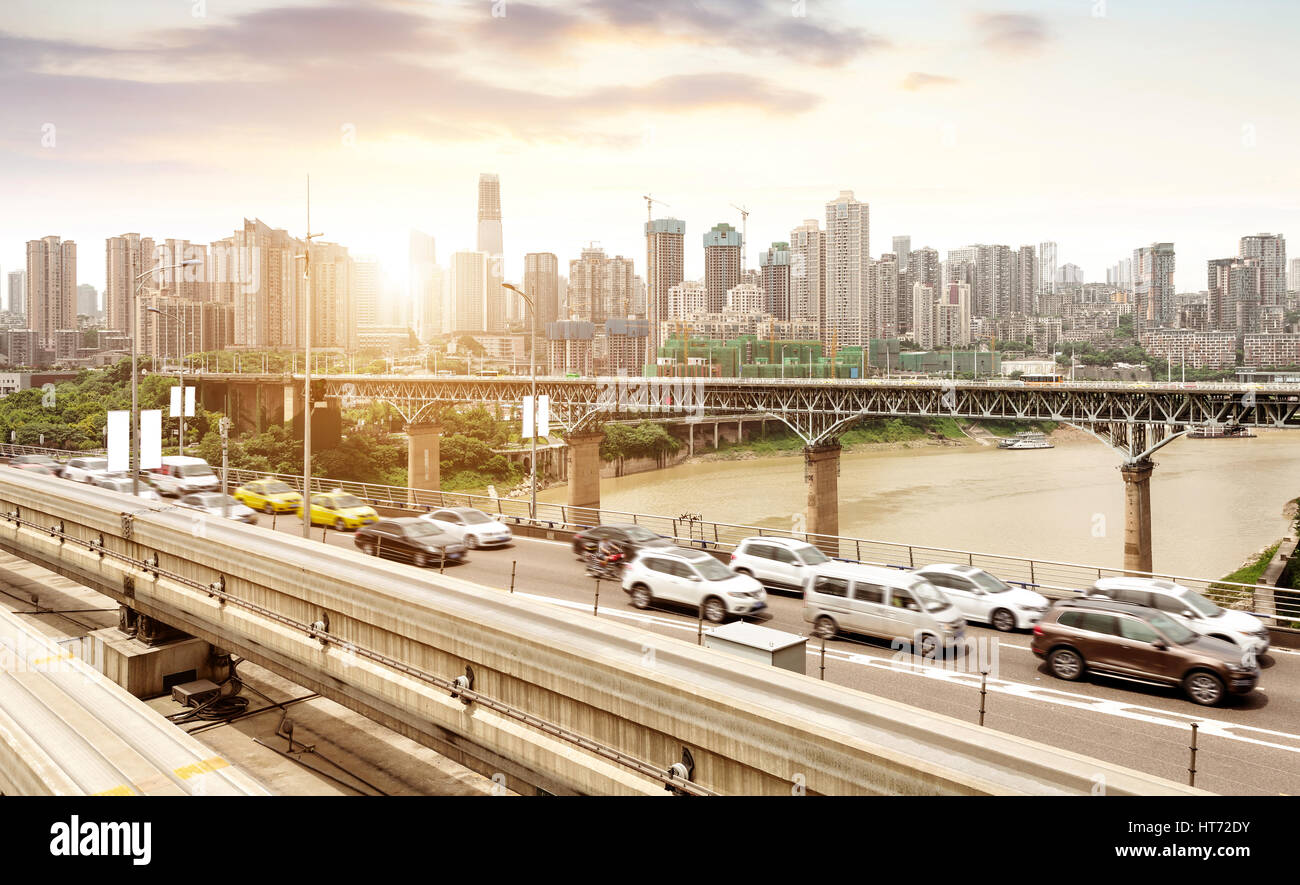 Elevated light rail hi-res stock photography and images - Alamy