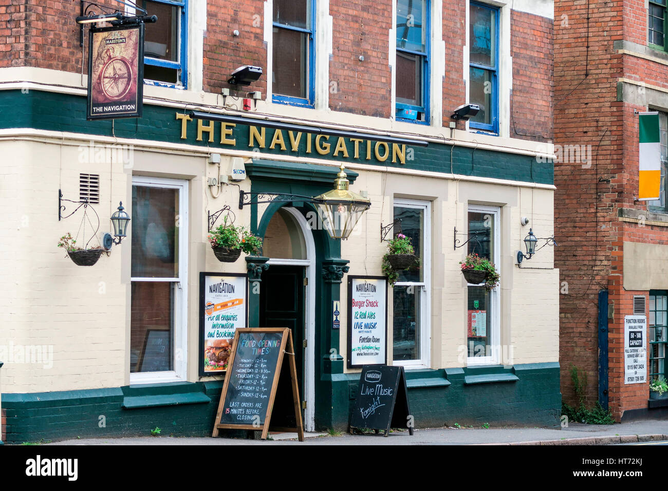 The Navigation Pub in Nottingham UK Stock Photo - Alamy