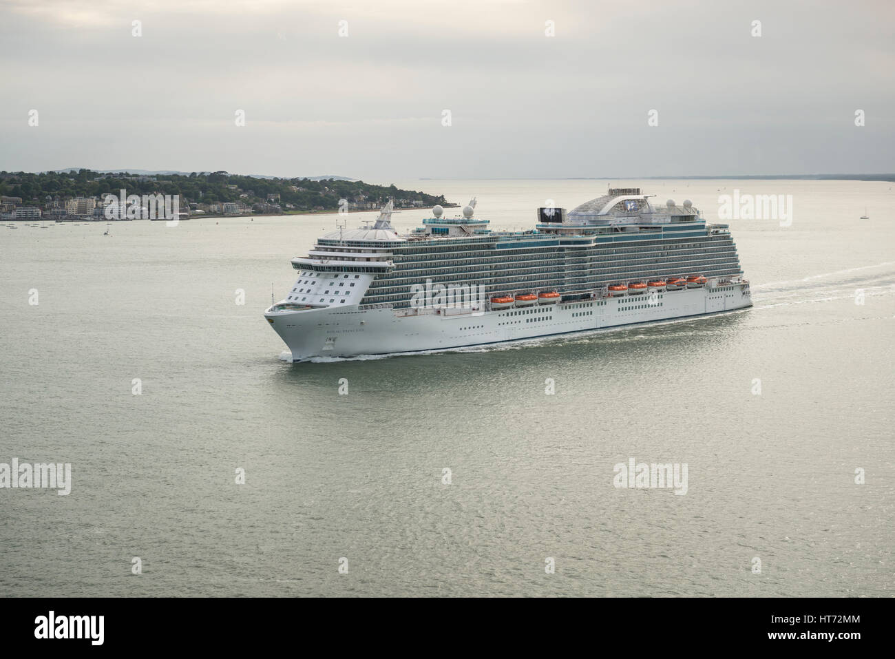 Aerial view royal princess sailing hi-res stock photography and images ...
