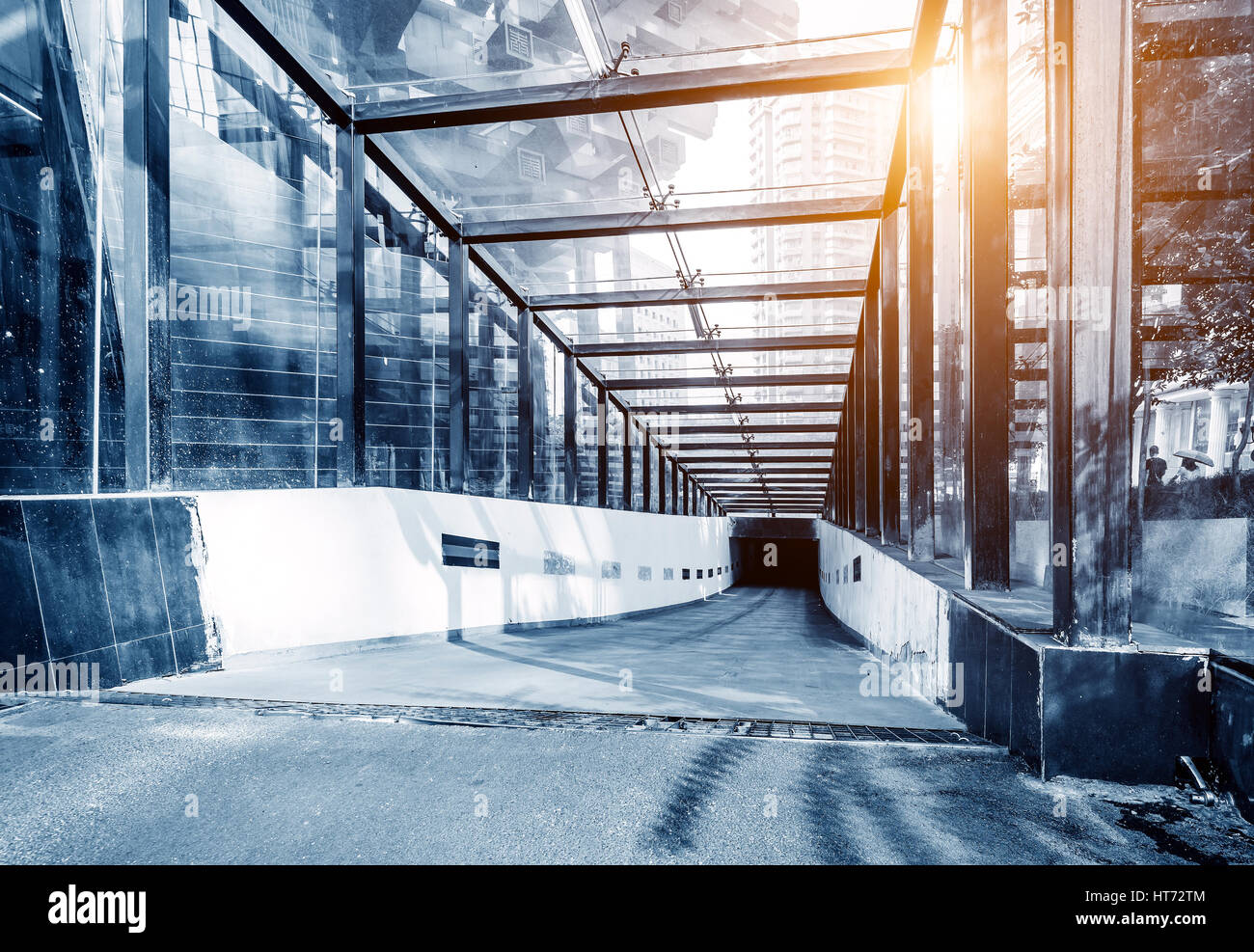 Underground Car Ramp