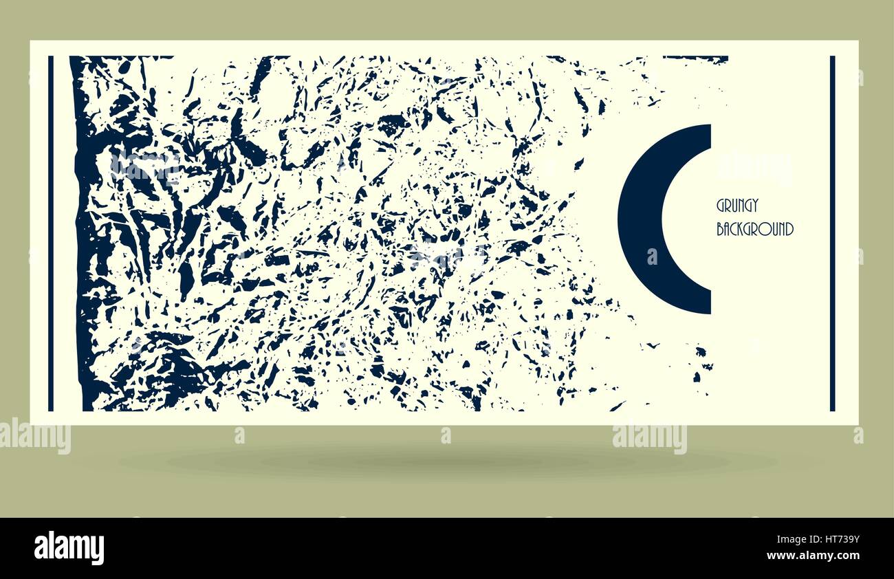 Creative grunge rough contrast texture. Vector illustration. Abstract ...