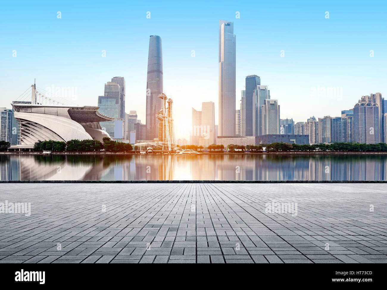 skyline and cityscape of modern city Guangzhou Stock Photo - Alamy