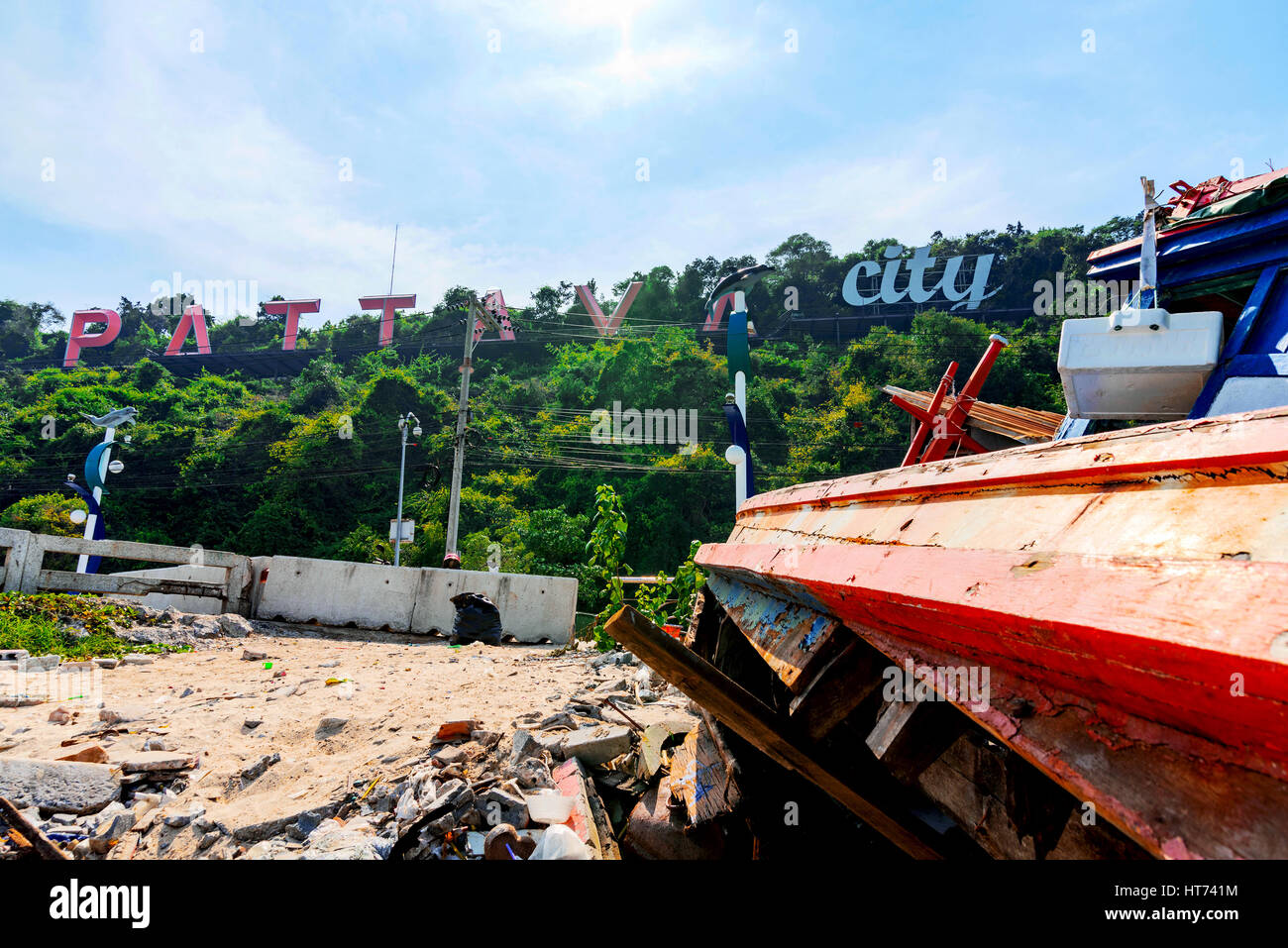 Pattaya city sign hi-res stock photography and images - Alamy