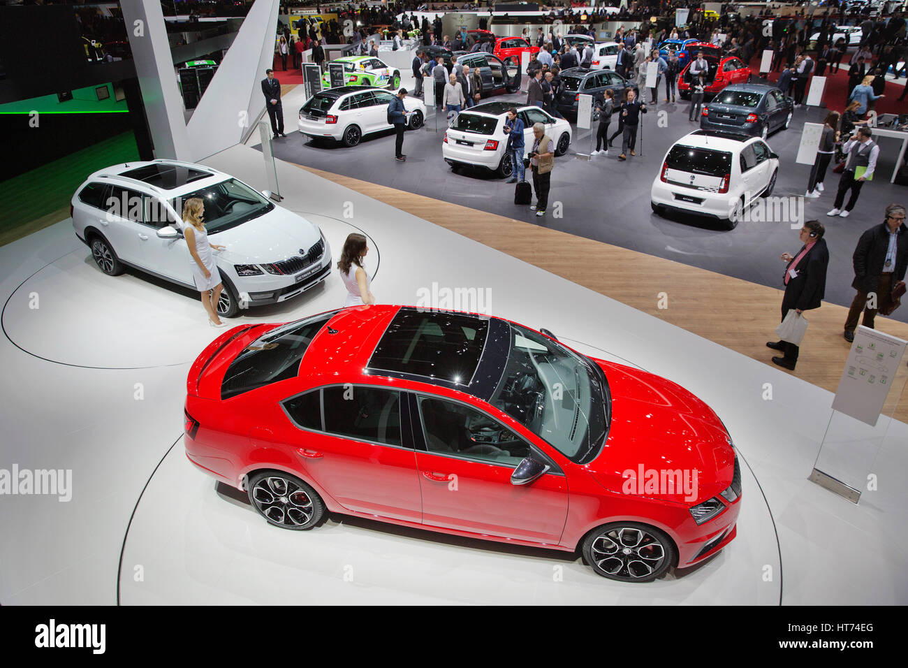 Skoda Auto, stand, exhibition Stock Photo - Alamy