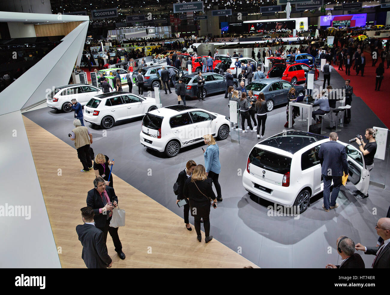 Skoda Auto, stand, exhibition Stock Photo - Alamy