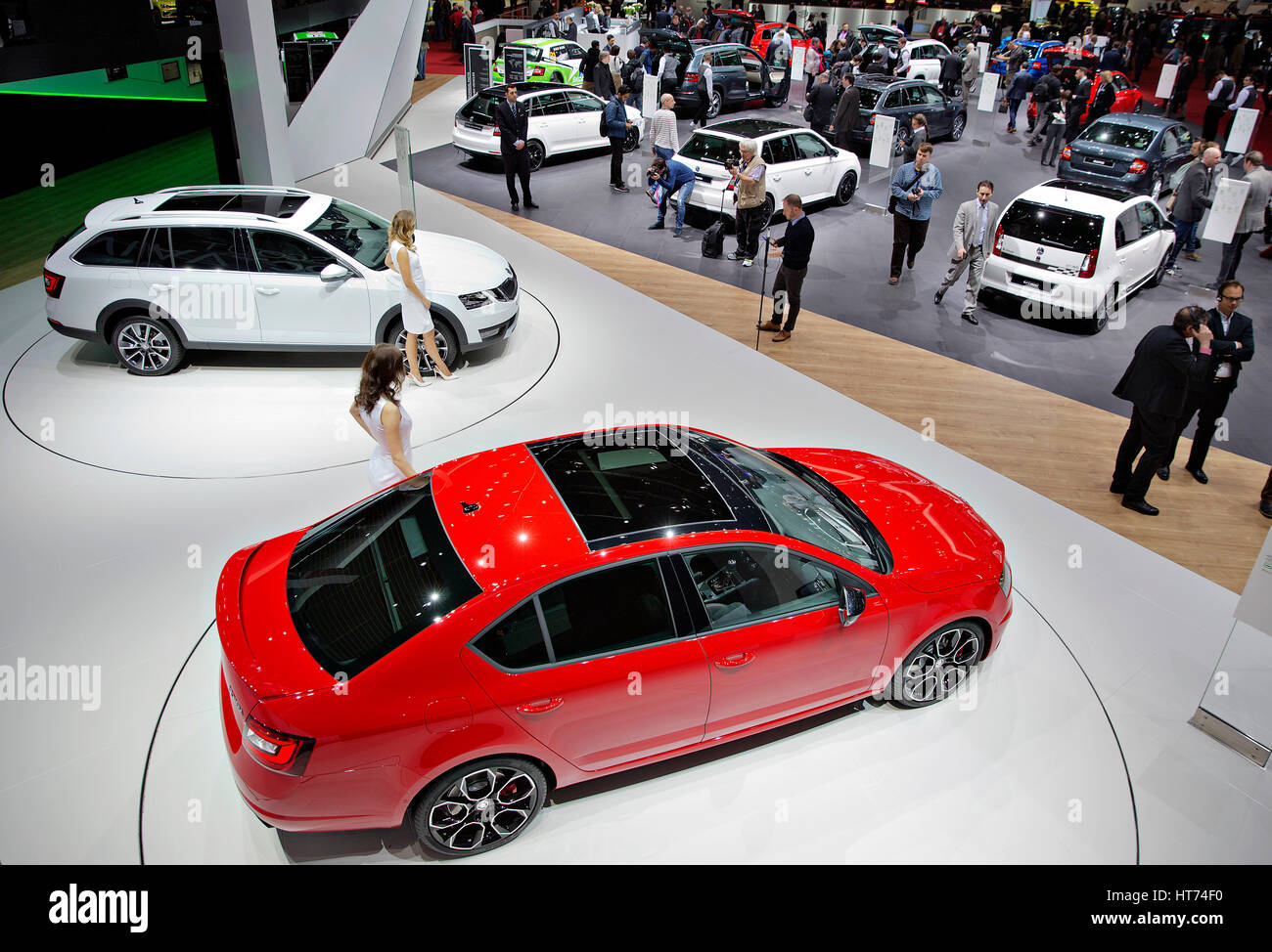 Skoda Auto, stand, exhibition Stock Photo - Alamy
