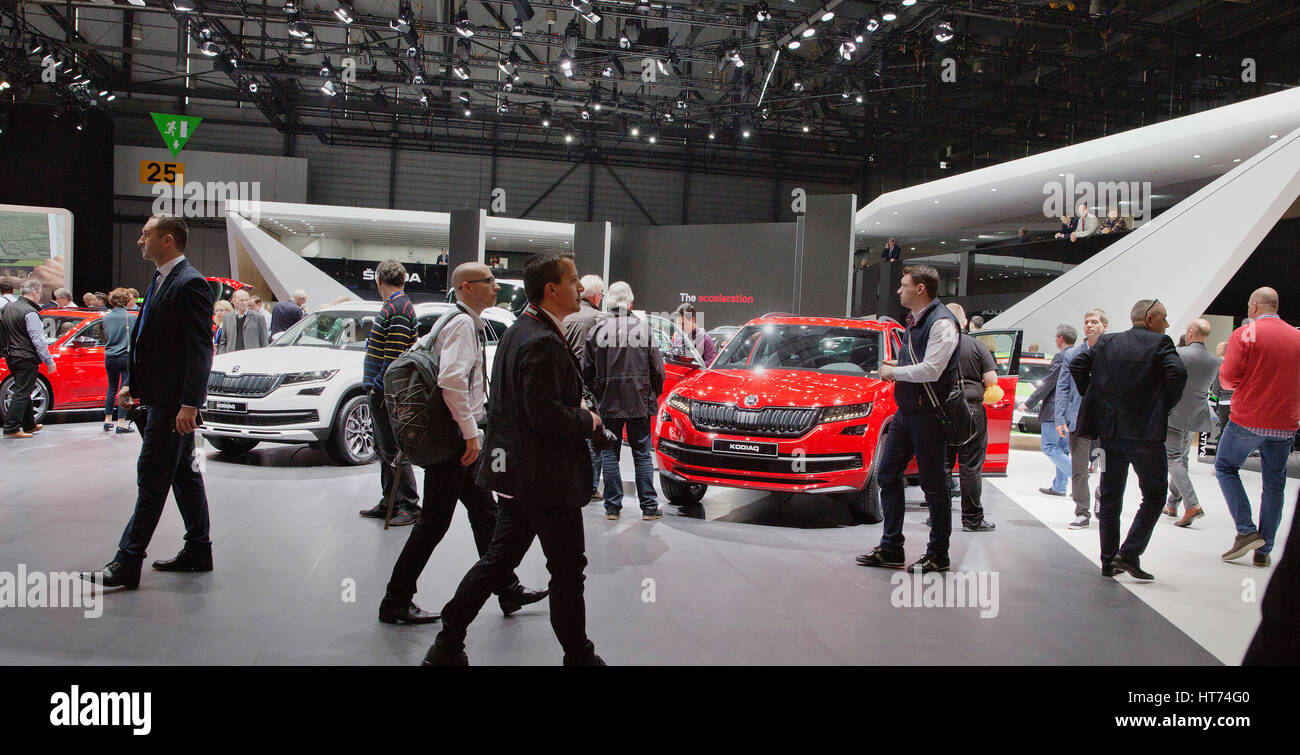 Skoda Auto, stand, exhibition Stock Photo - Alamy