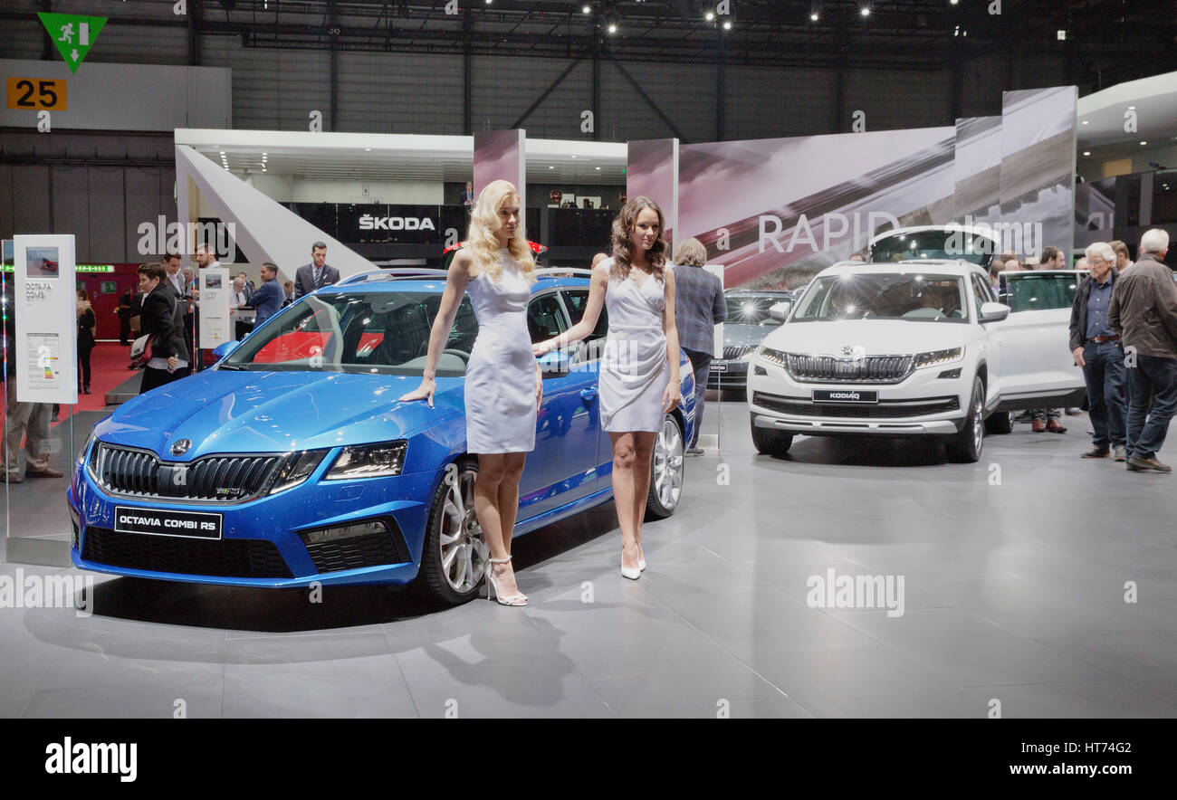 Skoda Auto, stand, exhibition Stock Photo - Alamy