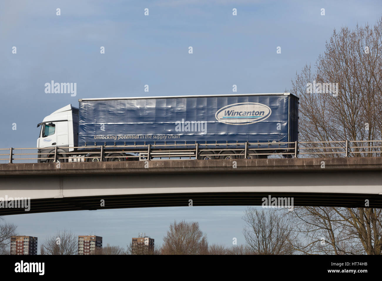 Truck lorry hgv wincanton hi-res stock photography and images - Alamy