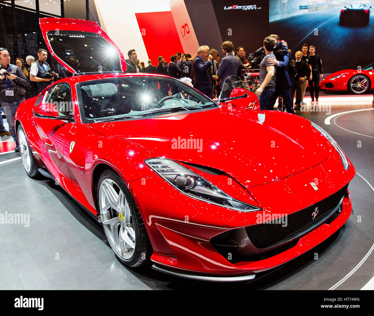 87th Geneva International Motor Show, Switzerland, Ferrari 812 ...