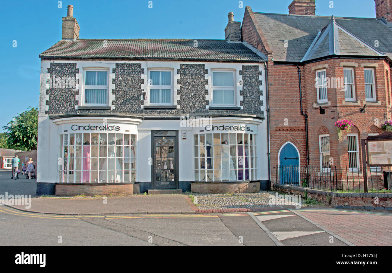 Brandon Wedding Shop, Suffolk, East Anglia, England Stock Photo - Alamy
