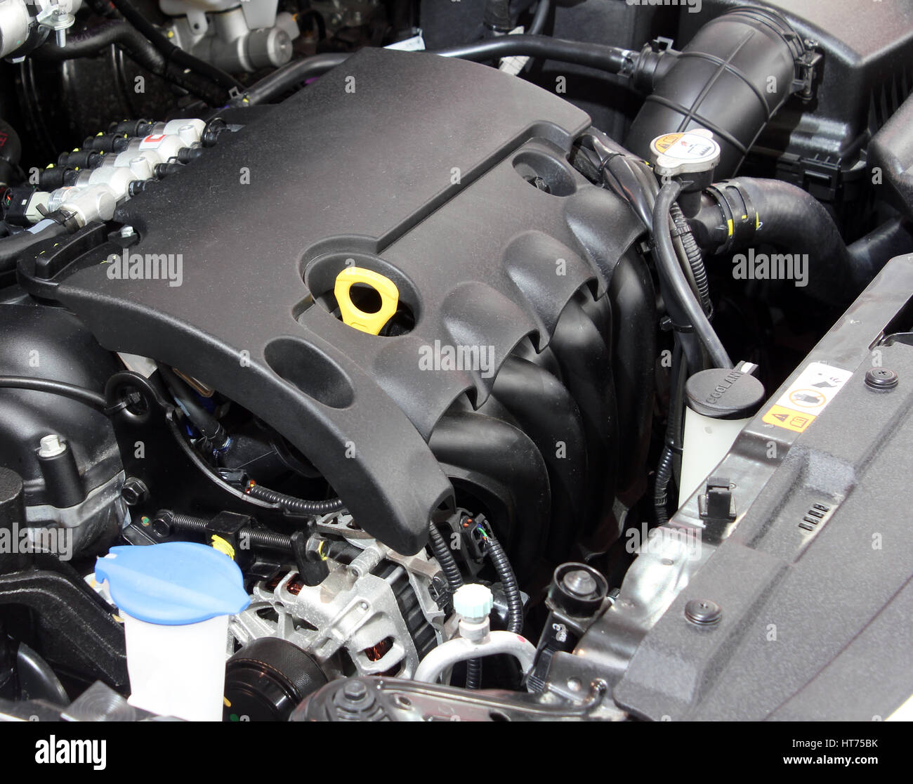 powerful car engine close up Stock Photo - Alamy