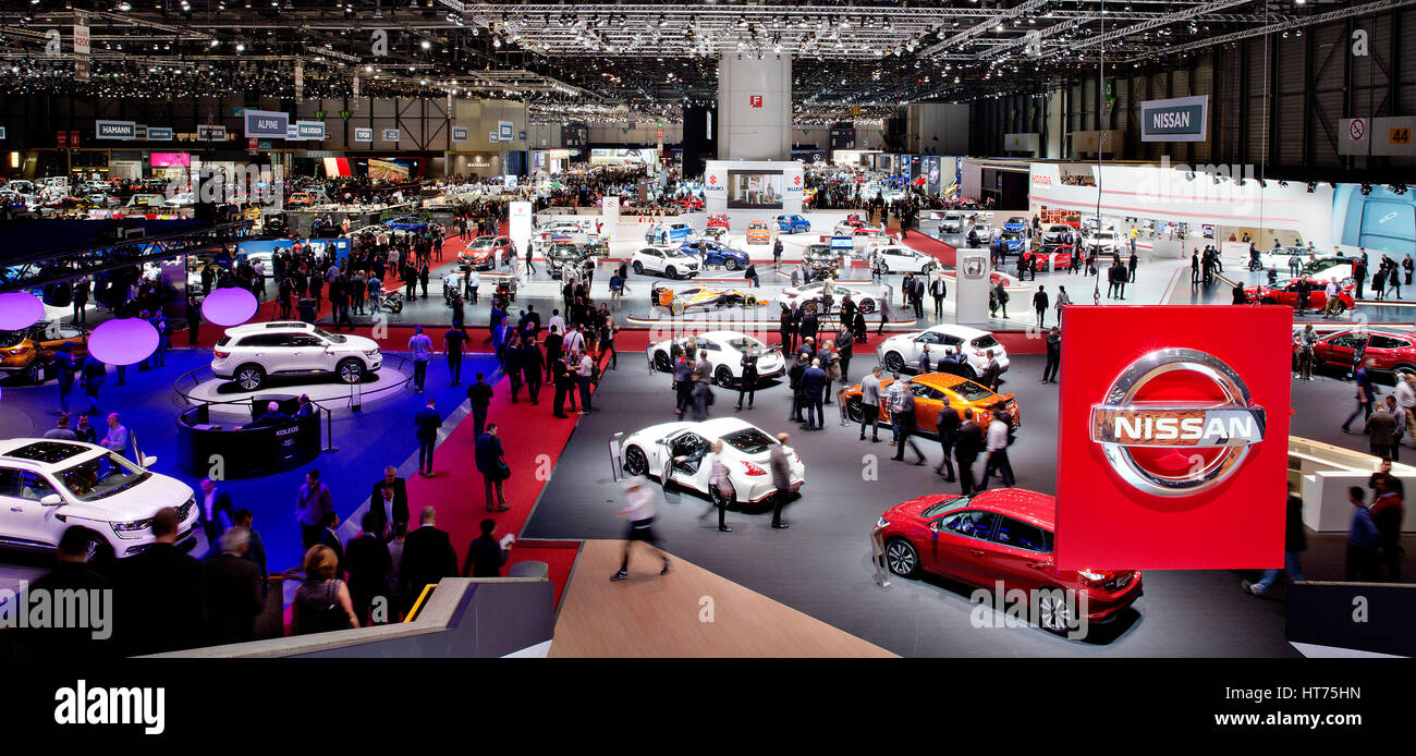 Palexpo, exhibition, hall, international motor show Stock Photo - Alamy