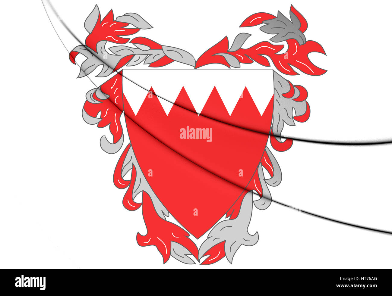 Bahrain coat of arms hi-res stock photography and images - Alamy