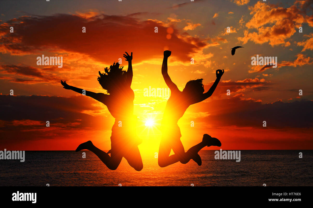 Vacation silhouette hi-res stock photography and images - Alamy