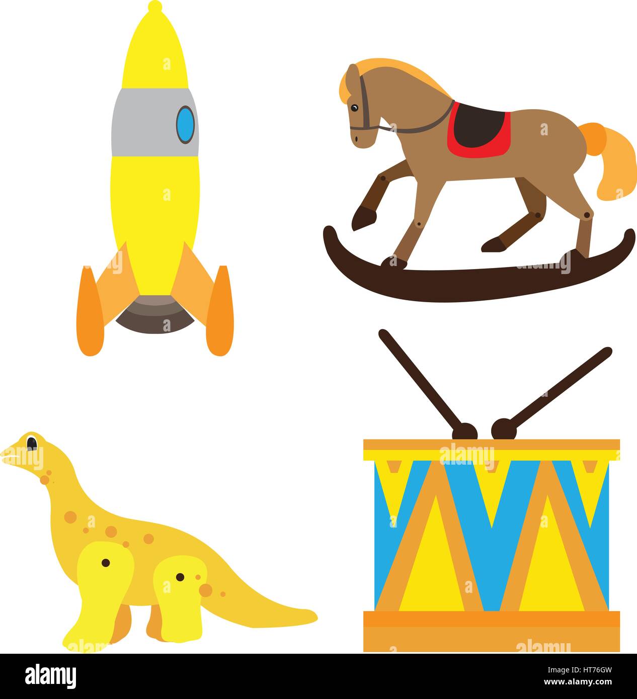 Wood baby toys Stock Vector Images - Alamy