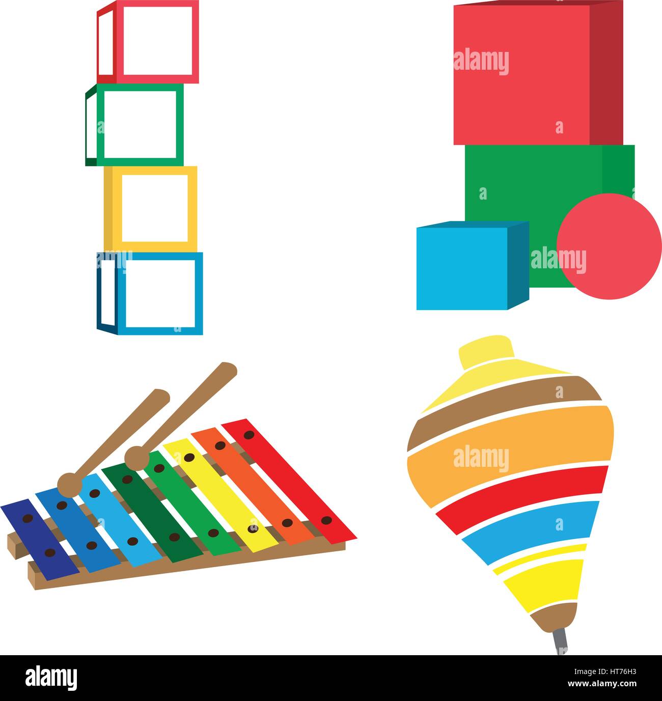 Baby musical toys Cut Out Stock Images & Pictures - Alamy