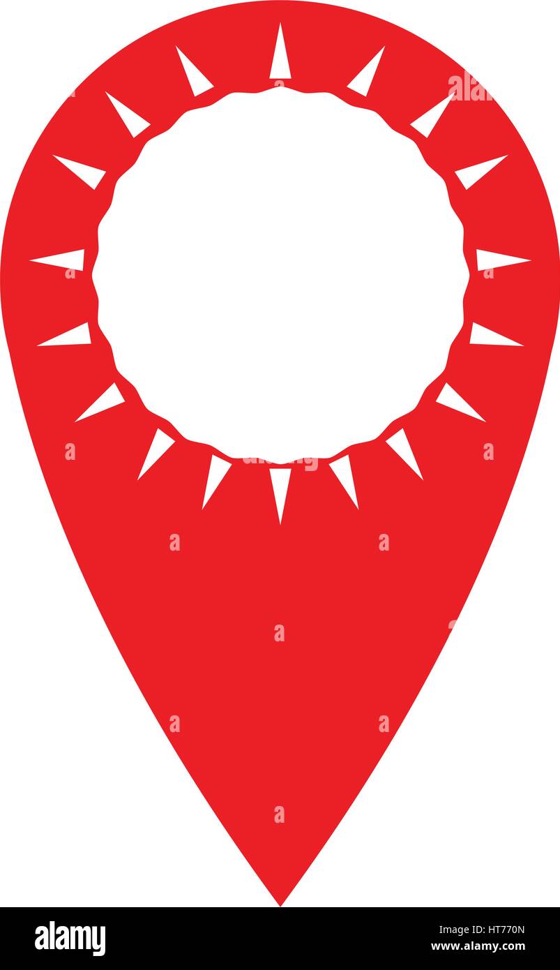 Isolated map pin Stock Vector Image & Art - Alamy