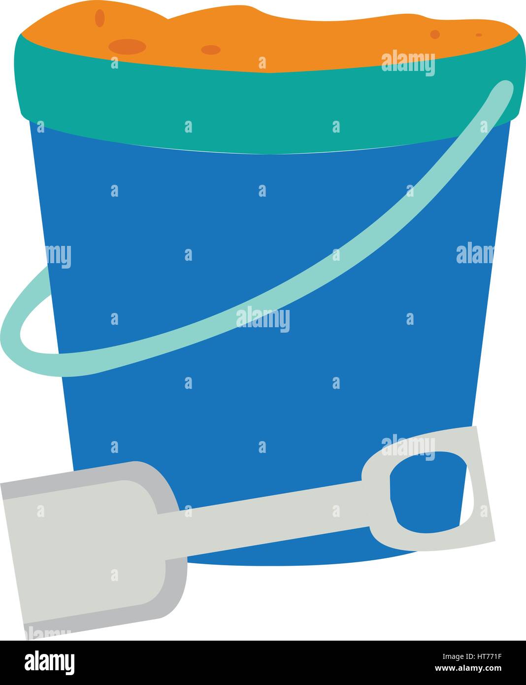 Isolated sand bucket Stock Vector Image & Art - Alamy