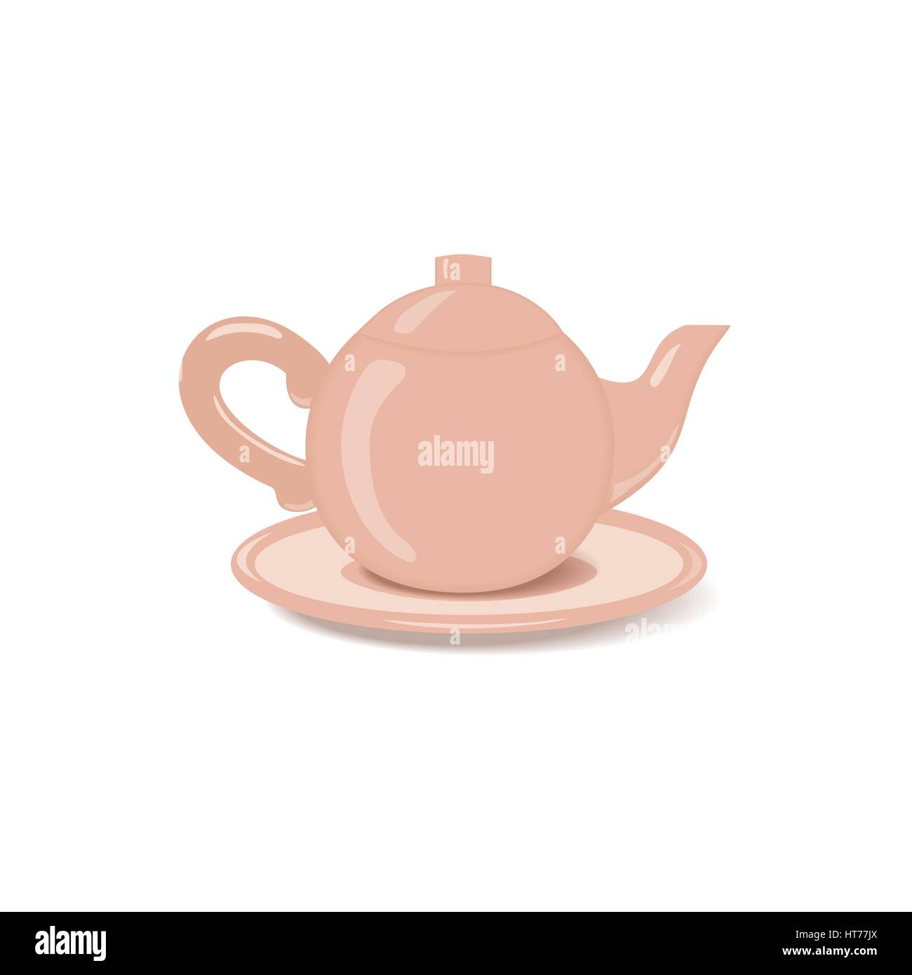 Ceramic teapot icon Stock Vector Images - Alamy