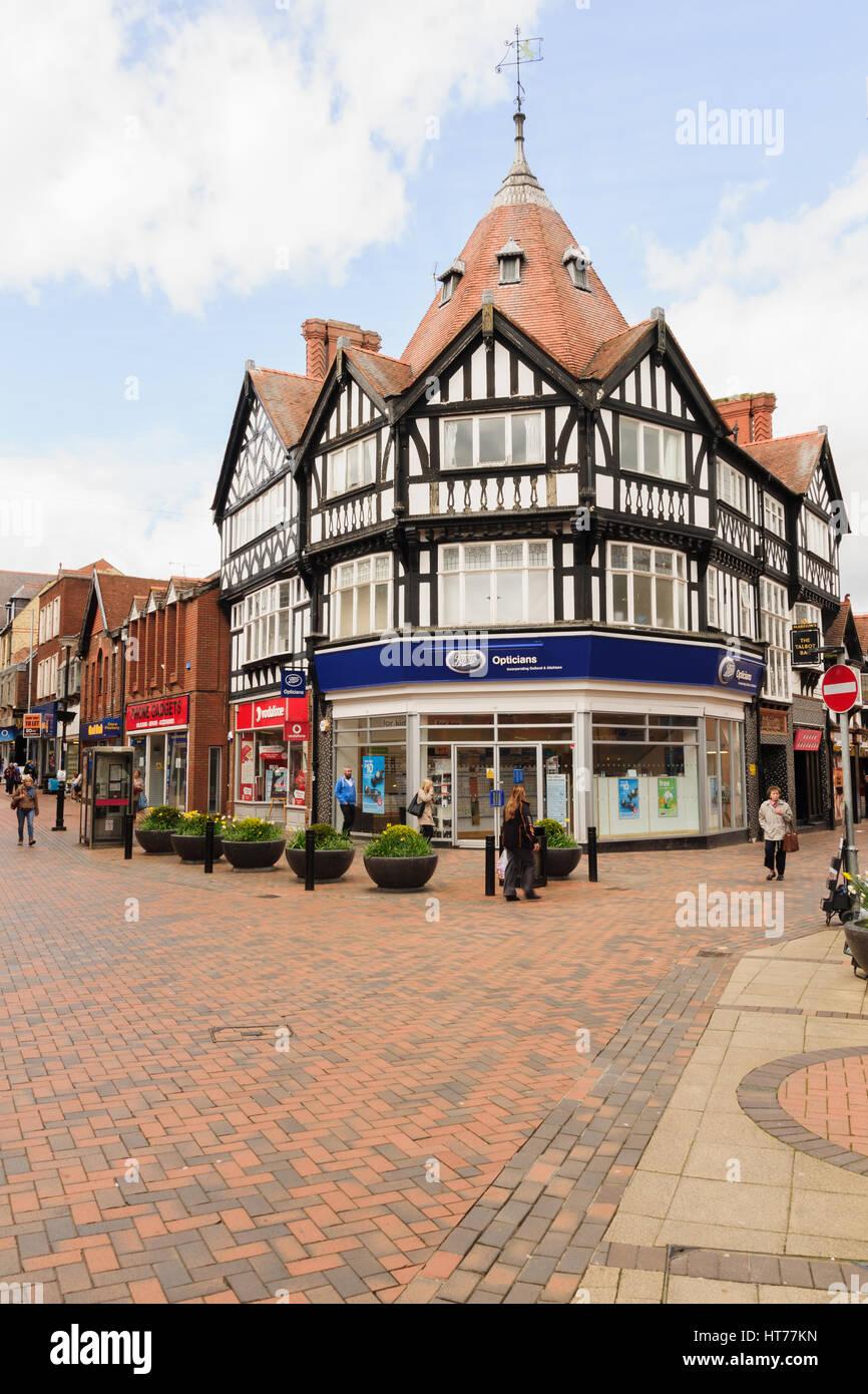 The Welsh border town of Wrexham one of the largest towns in North East ...