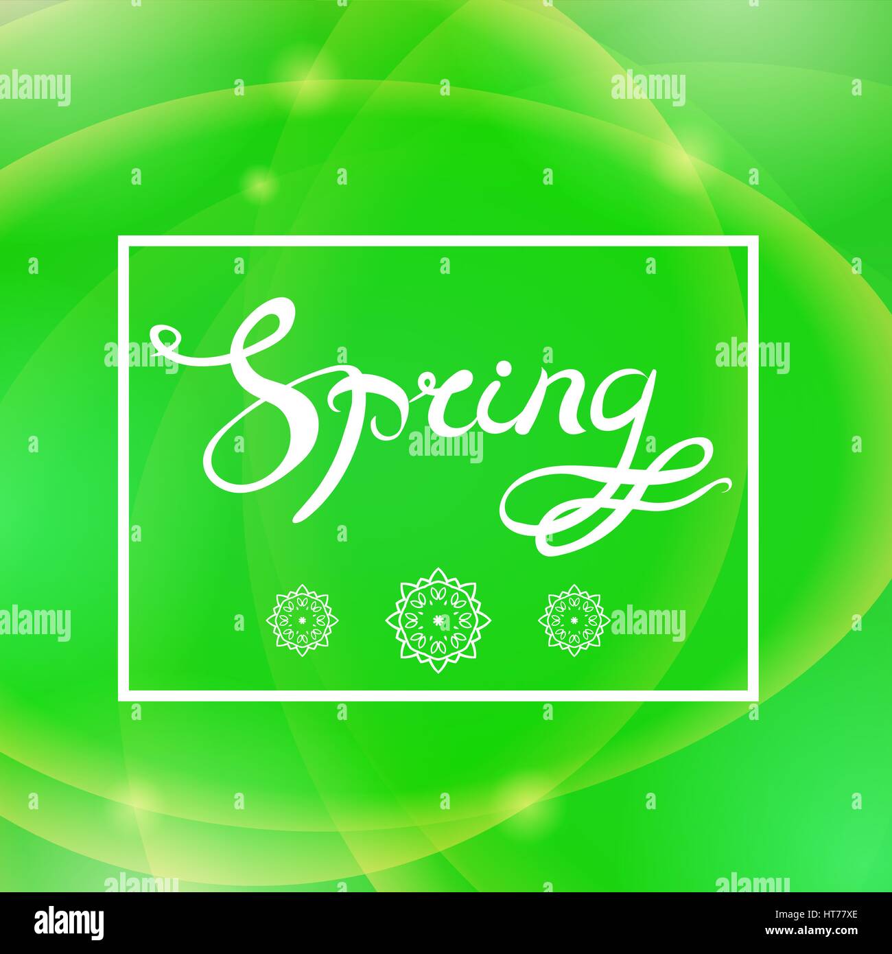 Vector Spring Lettering Design Stock Vector Image & Art - Alamy