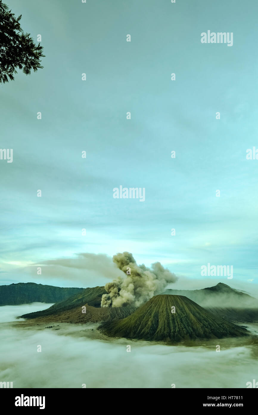 in frame volcano eruption Stock Photo - Alamy