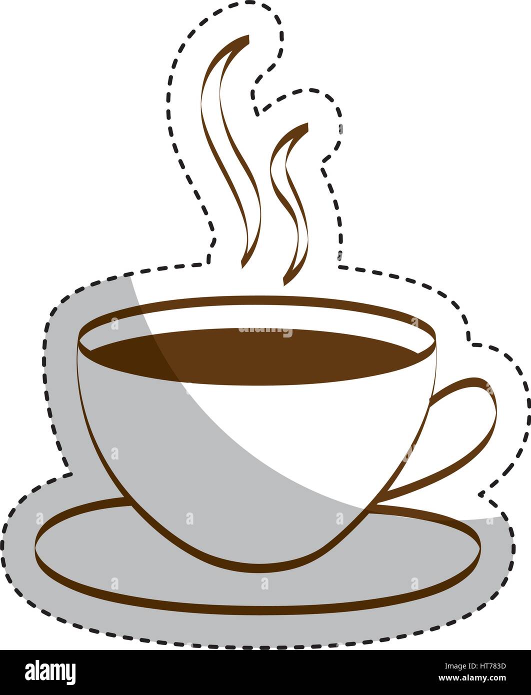 colombian coffee cup drink Stock Vector Image & Art - Alamy