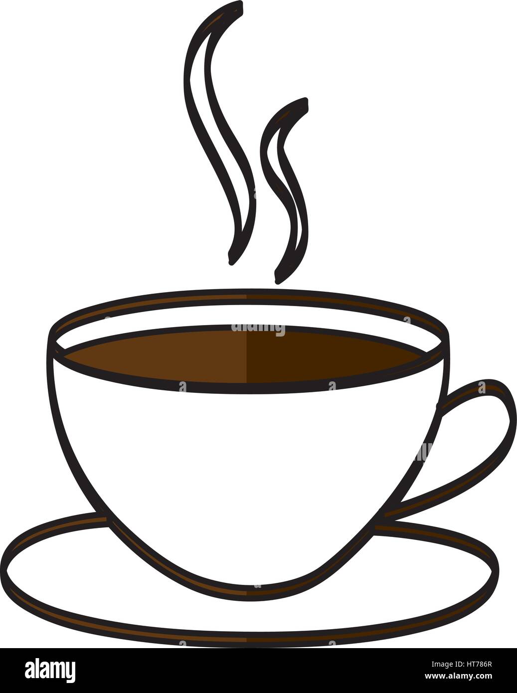 colombian coffee cup drink Stock Vector Image & Art - Alamy